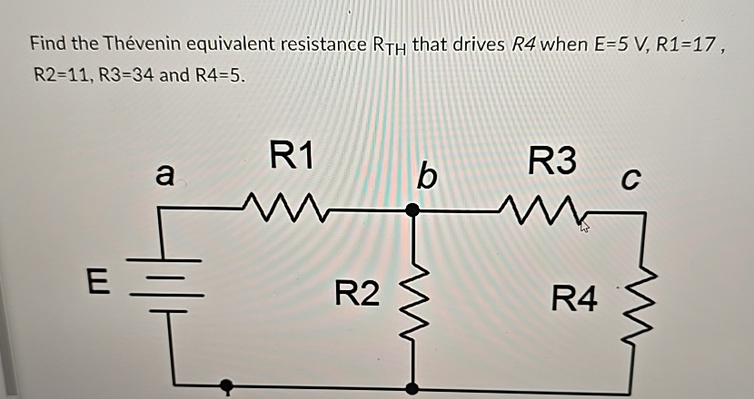 Solved Find the Thévenin equivalent resistance RTH ﻿that | Chegg.com