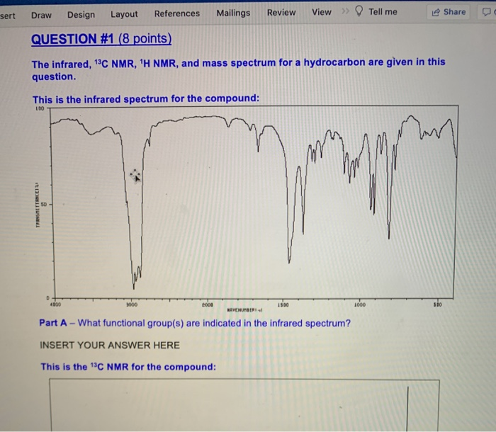 Solved Draw sert Design Layout References Mailings Review | Chegg.com