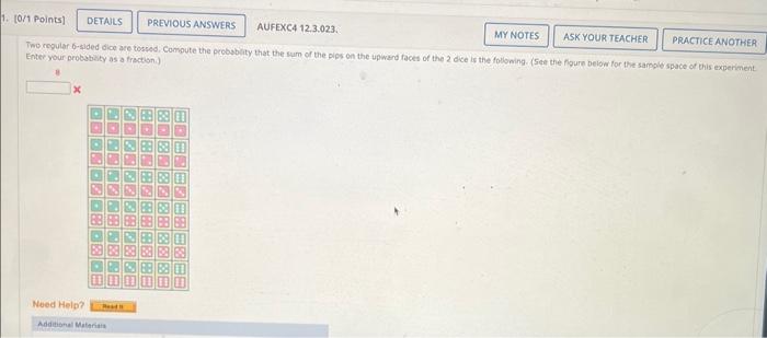 Solved the sampet seece of this experiment, Enter. vour | Chegg.com