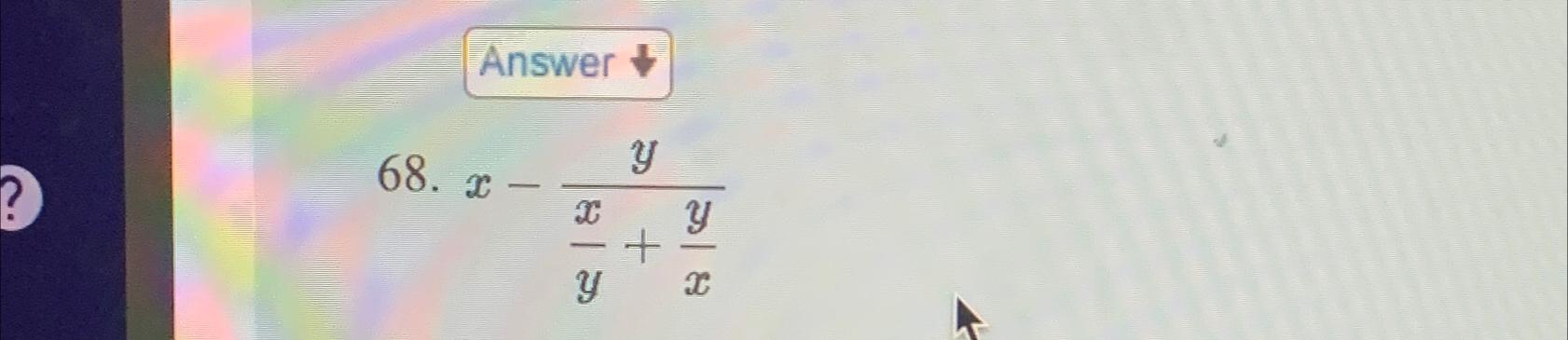 Solved x-yxy+yx | Chegg.com