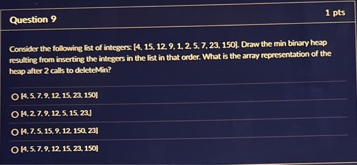 Solved Question 7 1 pts If the numbers 6,14 , and 24 are | Chegg.com