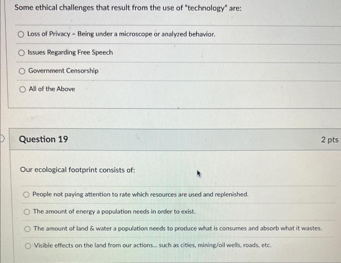 Solved Some ethical challenges that result from the use of | Chegg.com