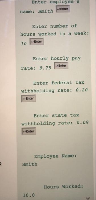 Solved *3.9 (Financial application: payroll ) Write a | Chegg.com Solved *3.9 (Financial application: payroll ) Write a | Chegg.com