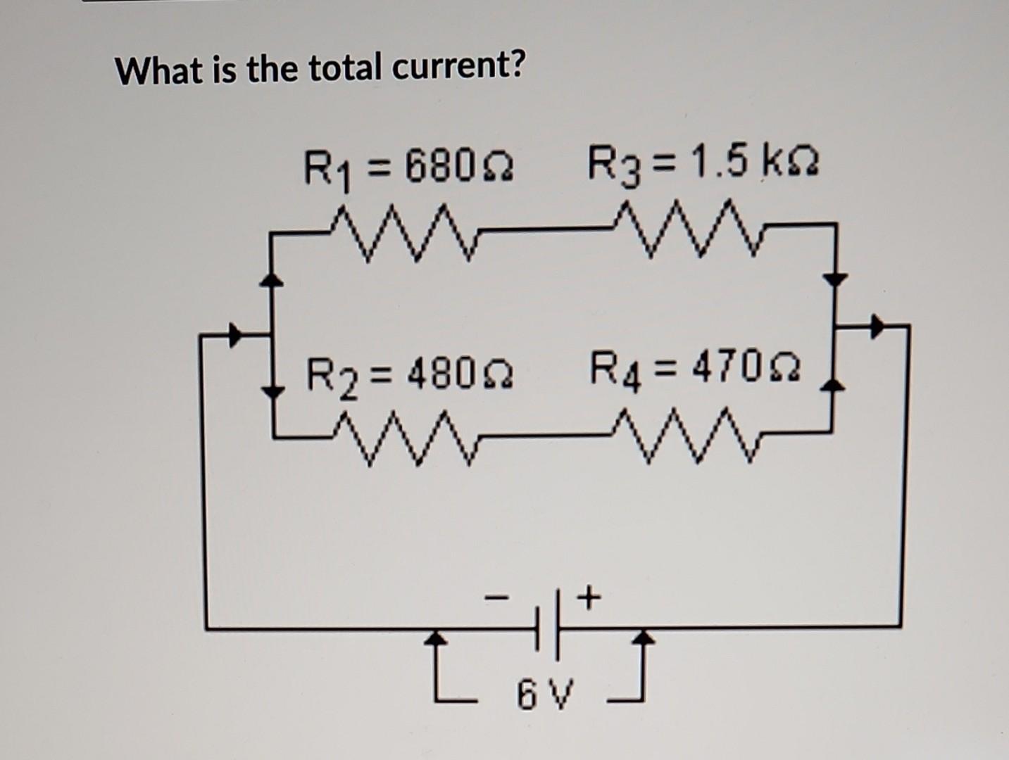 Solved What is the total current? | Chegg.com