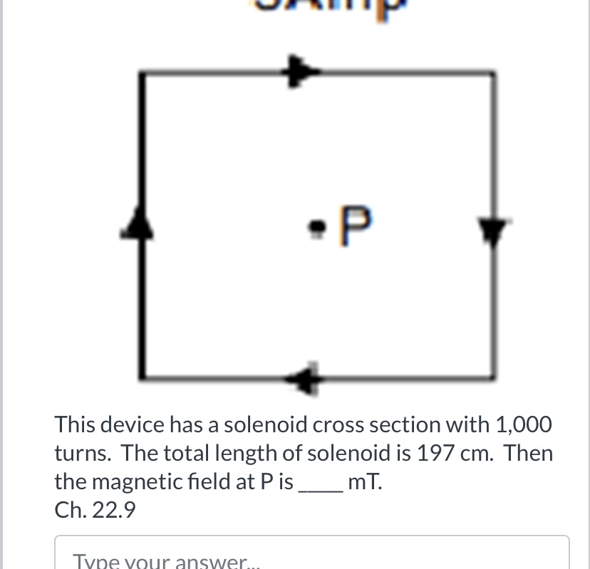 Solved This device has a solenoid cross section with 1,000 | Chegg.com