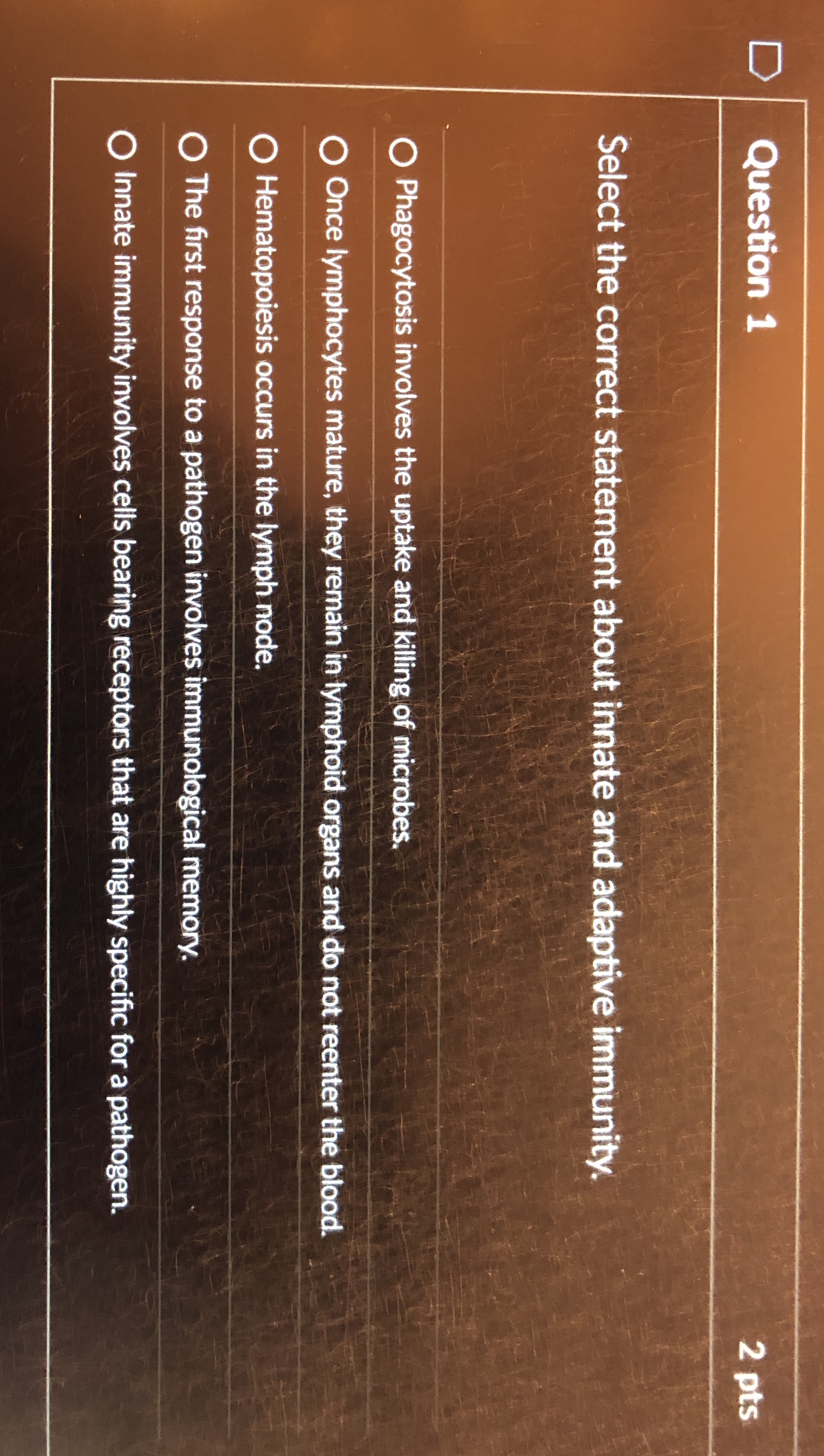 Solved Question 12 ﻿ptsSelect the correct statement about | Chegg.com