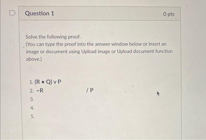 Solved Solve the following proof. (You can type the proof | Chegg.com