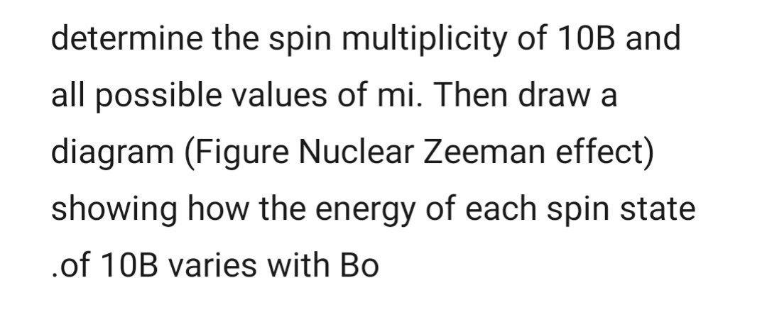 Solved determine the spin multiplicity of 10B and all | Chegg.com