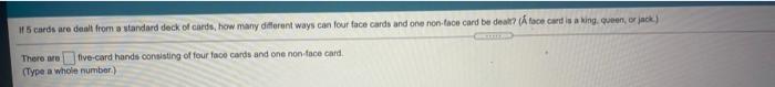 Solved of cards are dealt from a standard deck of cards, how | Chegg.com