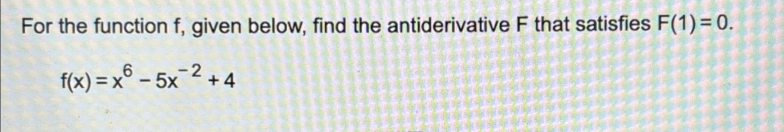 Solved For the function f, ﻿given below, find the | Chegg.com