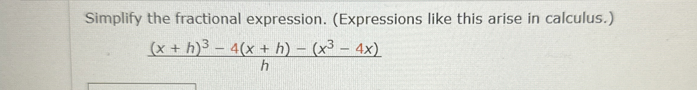 Solved Simplify the fractional expression. (Expressions like | Chegg.com