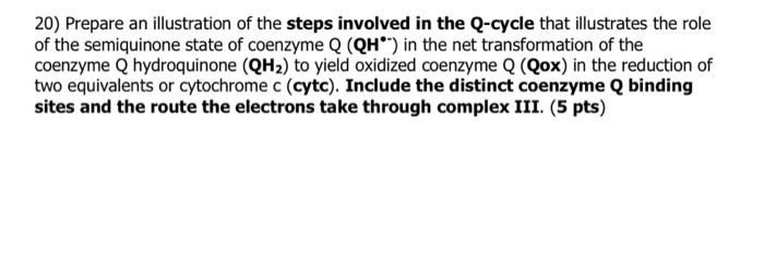Solved 20) Prepare an illustration of the steps involved in | Chegg.com