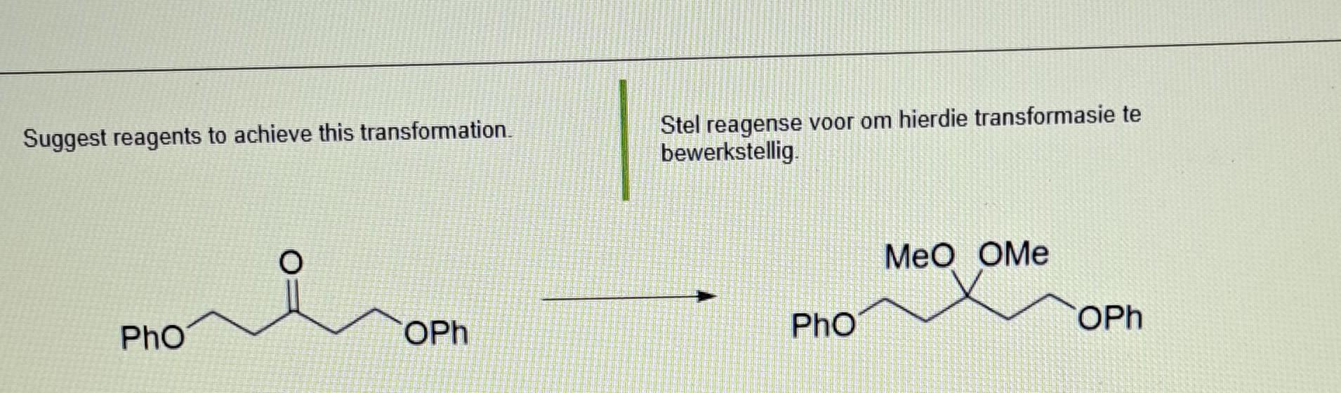 Solved Suggest reagents to achieve this transformation. Stel | Chegg.com