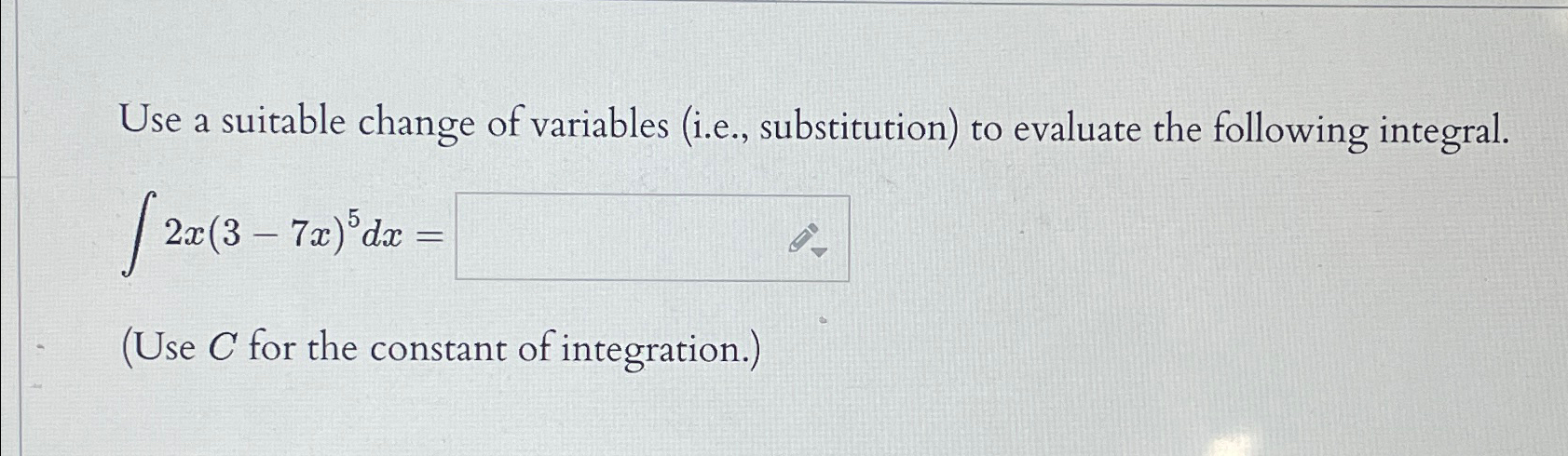 Solved Use a suitable change of variables (i.e., | Chegg.com