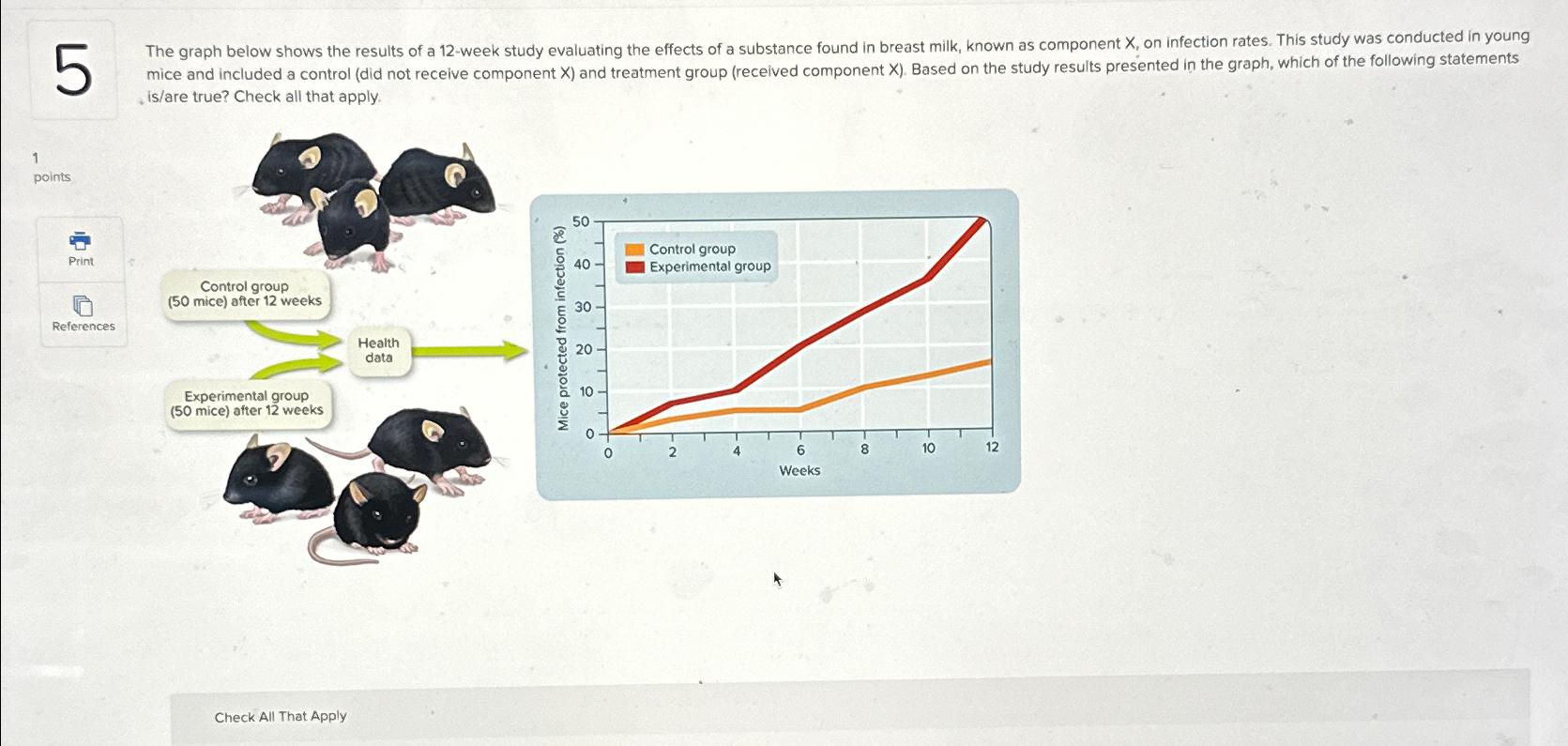 Solved is/are true? Check all that apply.1 ﻿pointsCheck All | Chegg.com