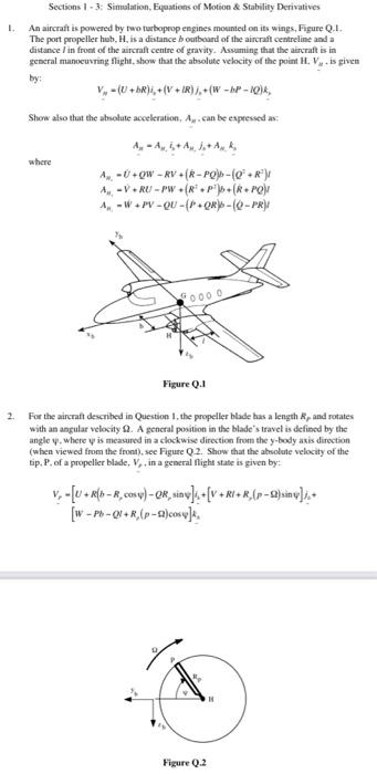 1. Sections 1-3: Simulation. Equations of Motion & | Chegg.com
