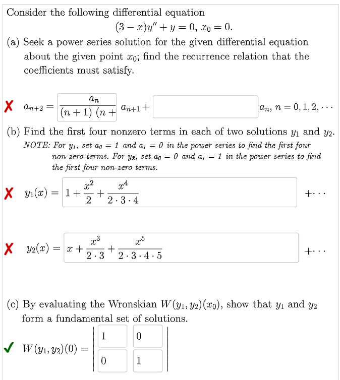 Solved Consider the following differential | Chegg.com