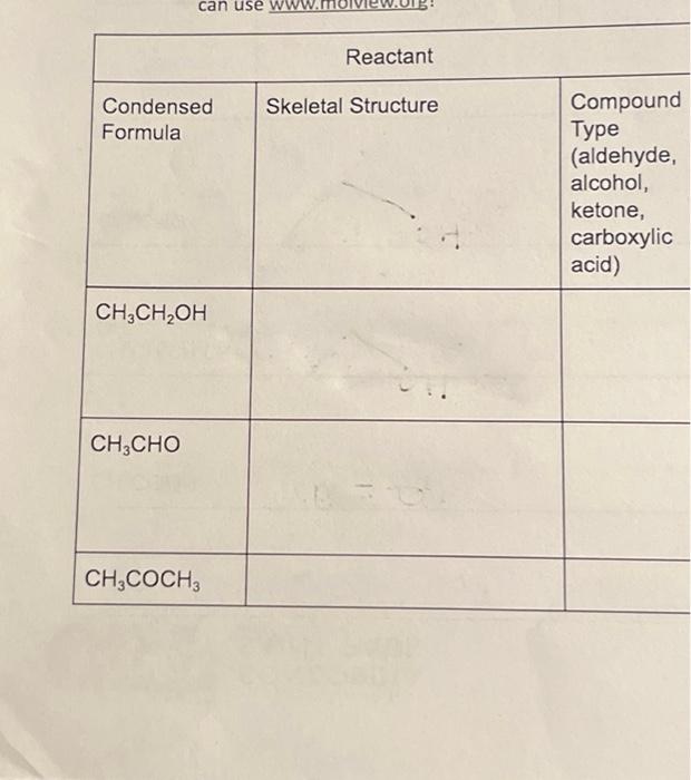 Solved what is the skeletal structure and compound type for | Chegg.com