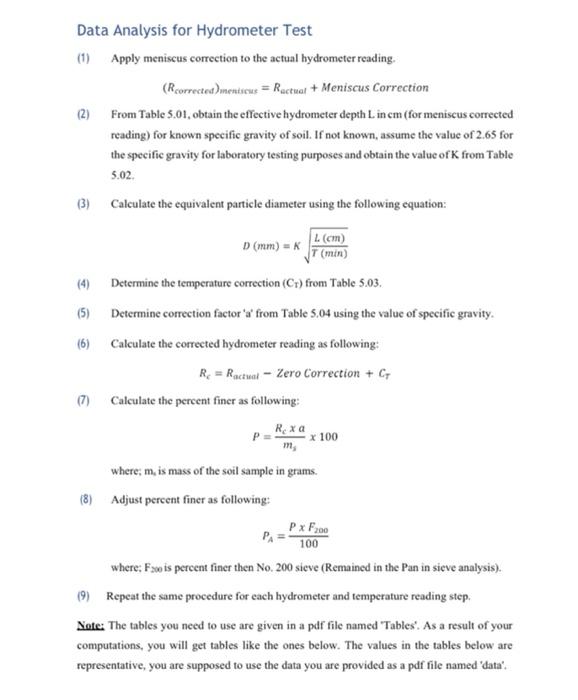 Solved LAB I: GRAIN SIZE DISTRIBUTION The goal of this lab | Chegg.com