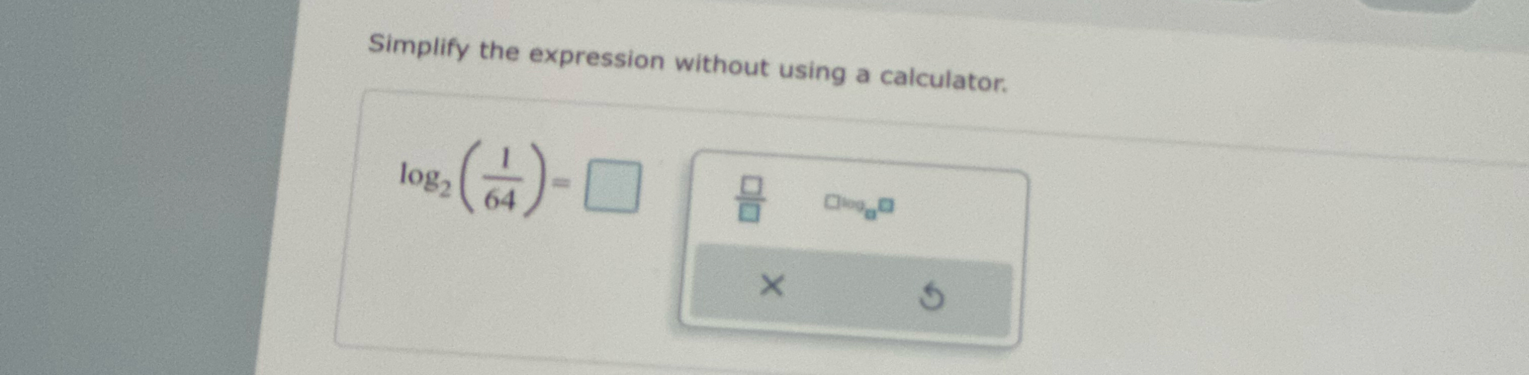 Solved Simplify the expression without using a | Chegg.com