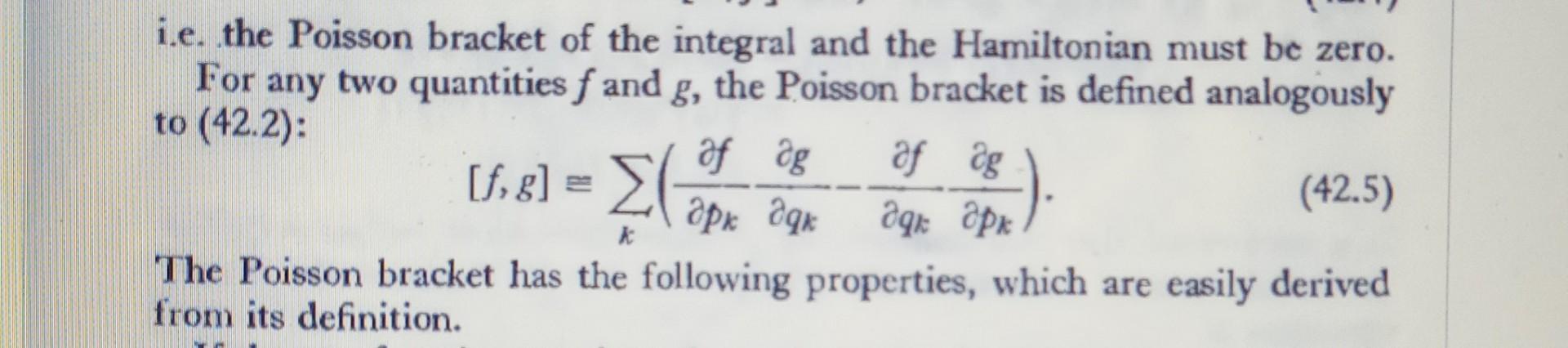 Solved Problem 2. Determine the Poisson brackets formed from | Chegg.com