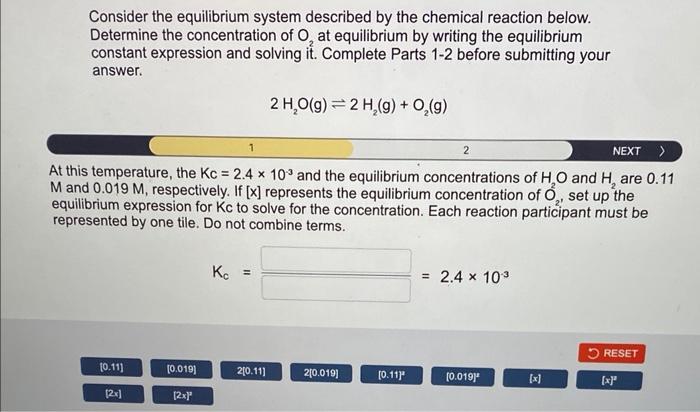 [solved] Consider The Equilibrium System Described By The