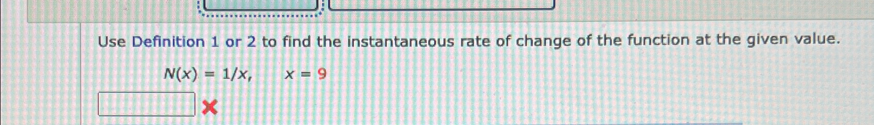 Solved Use Definition 1 ﻿or 2 ﻿to find the instantaneous | Chegg.com