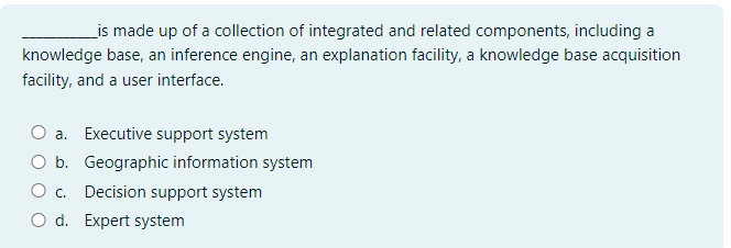 Solved is made up of a collection of integrated and related | Chegg.com