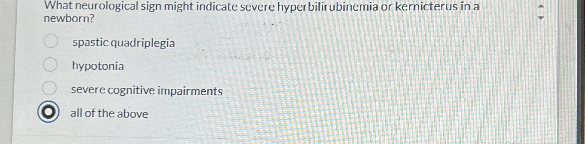 Solved What neurological sign might indicate severe | Chegg.com