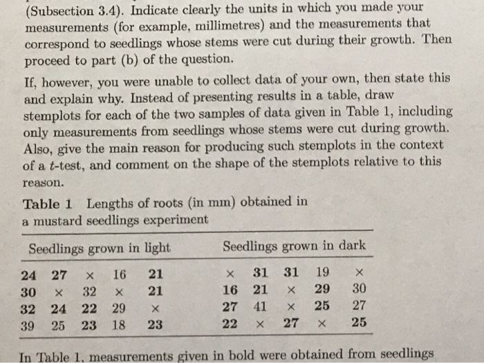 Solved (Subsection 3.4). Indicate clearly the units in which | Chegg.com