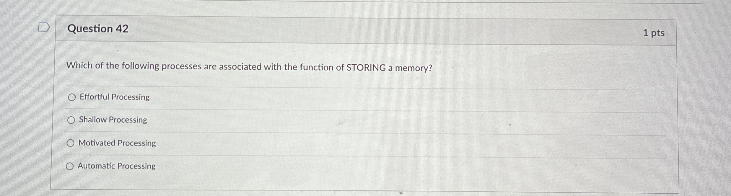 Solved Question 421 ﻿ptsWhich of the following processes are | Chegg.com
