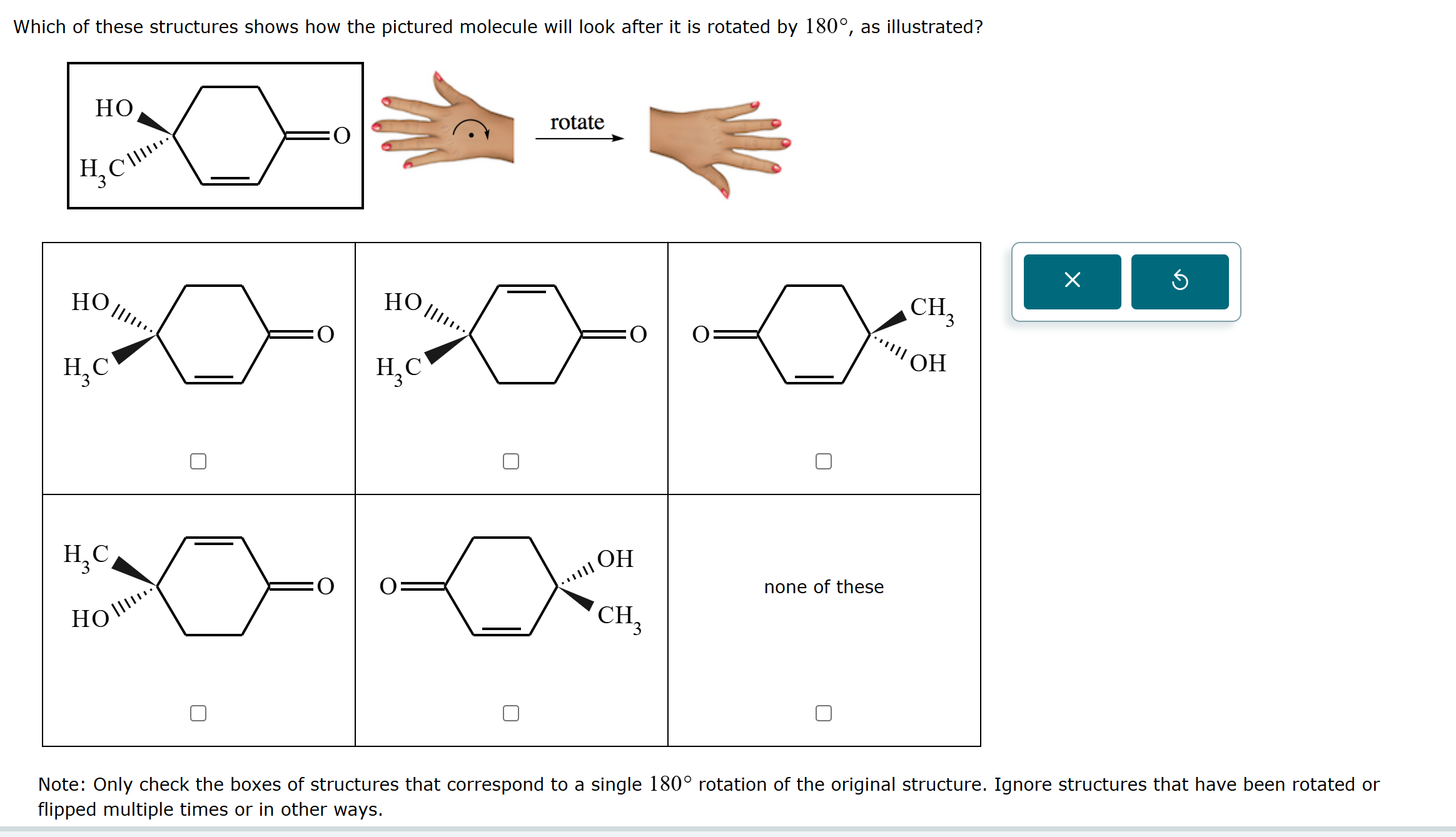 Which of these structures shows how the pictured | Chegg.com