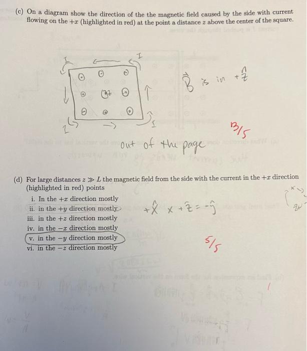 Solved 3. Magnetic Fields: For this problem refer to the | Chegg.com