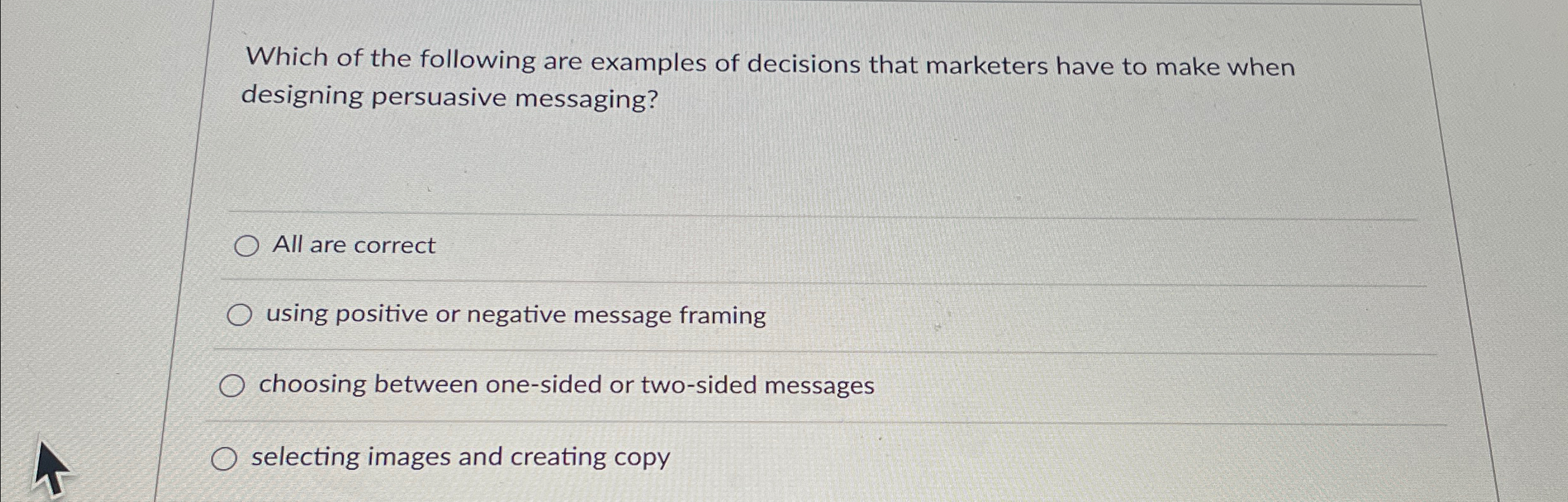 Solved Which of the following are examples of decisions that | Chegg.com