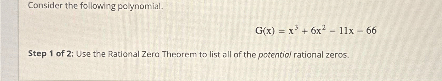 Solved Consider the following | Chegg.com