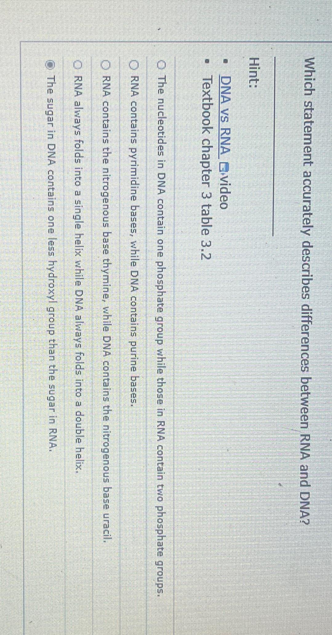 Solved Which statement accurately describes differences | Chegg.com