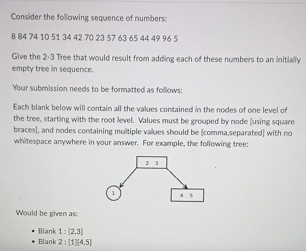 Solved Consider the following sequence of numbers: | Chegg.com