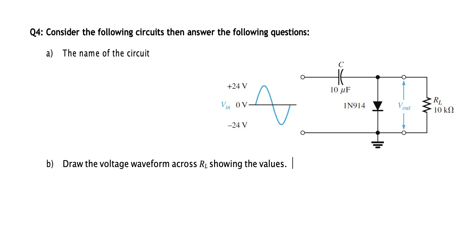 Solved Q4: Consider the following circuits then answer the | Chegg.com