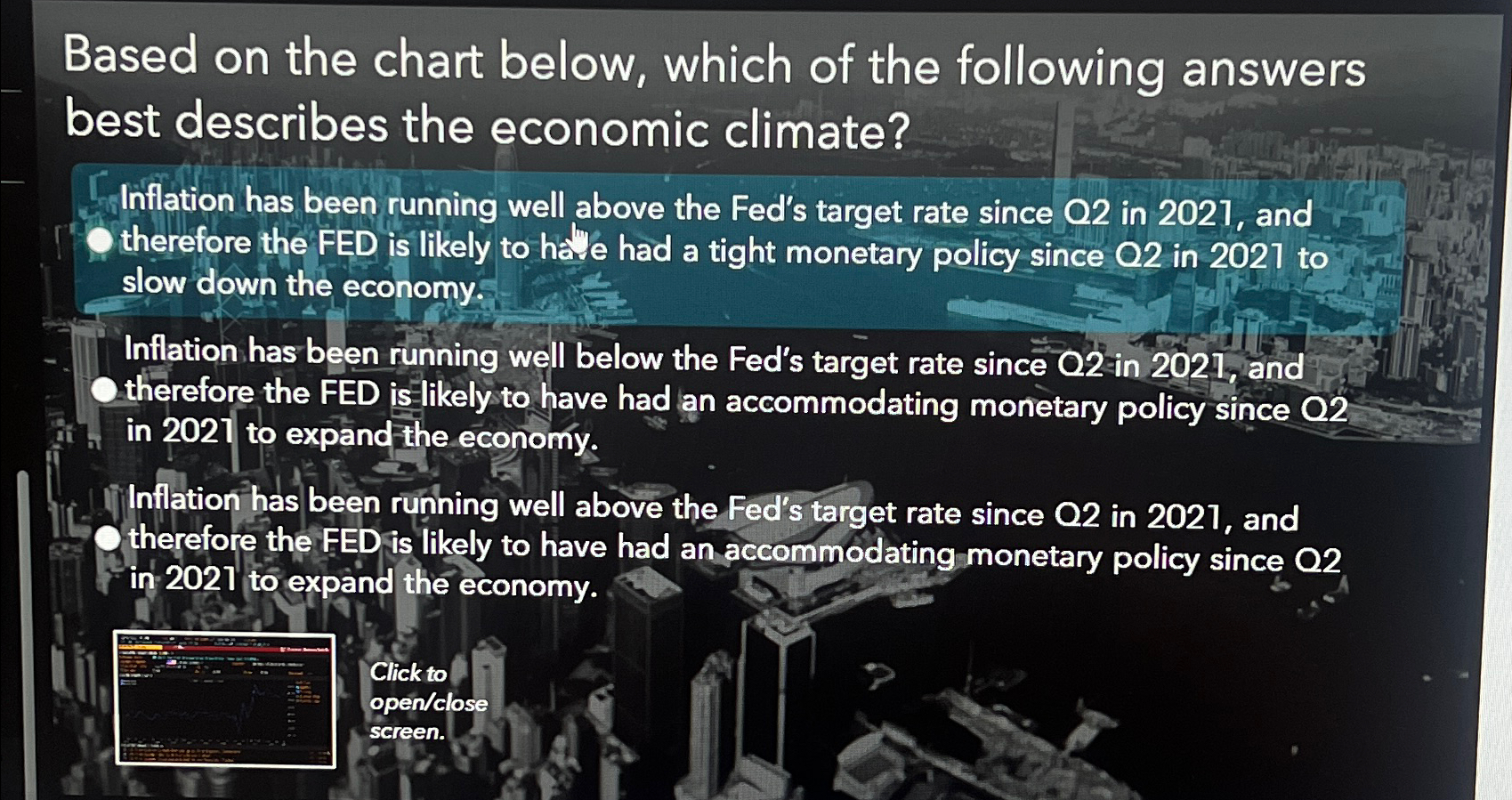 Solved Based on the chart below, which of the following | Chegg.com