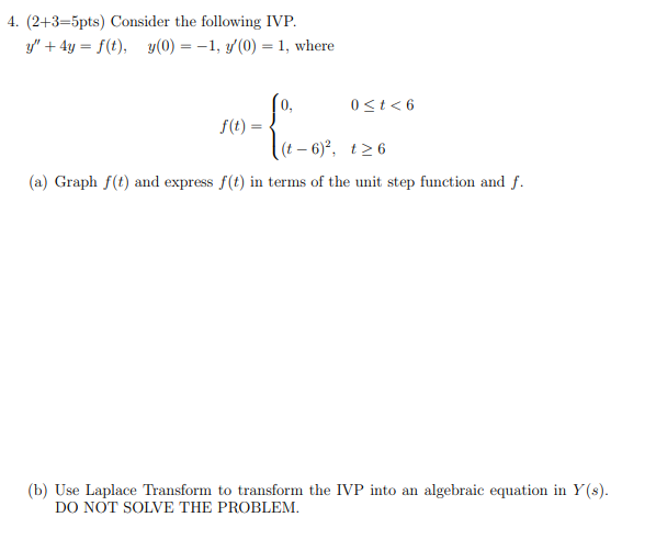 Solved (2+3=5pts) Consider the following | Chegg.com Solved (2+3=5pts) Consider the following | Chegg.com