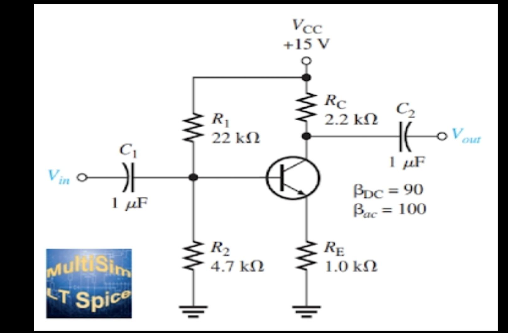 Solved Determine the following values for the amplifier in | Chegg.com
