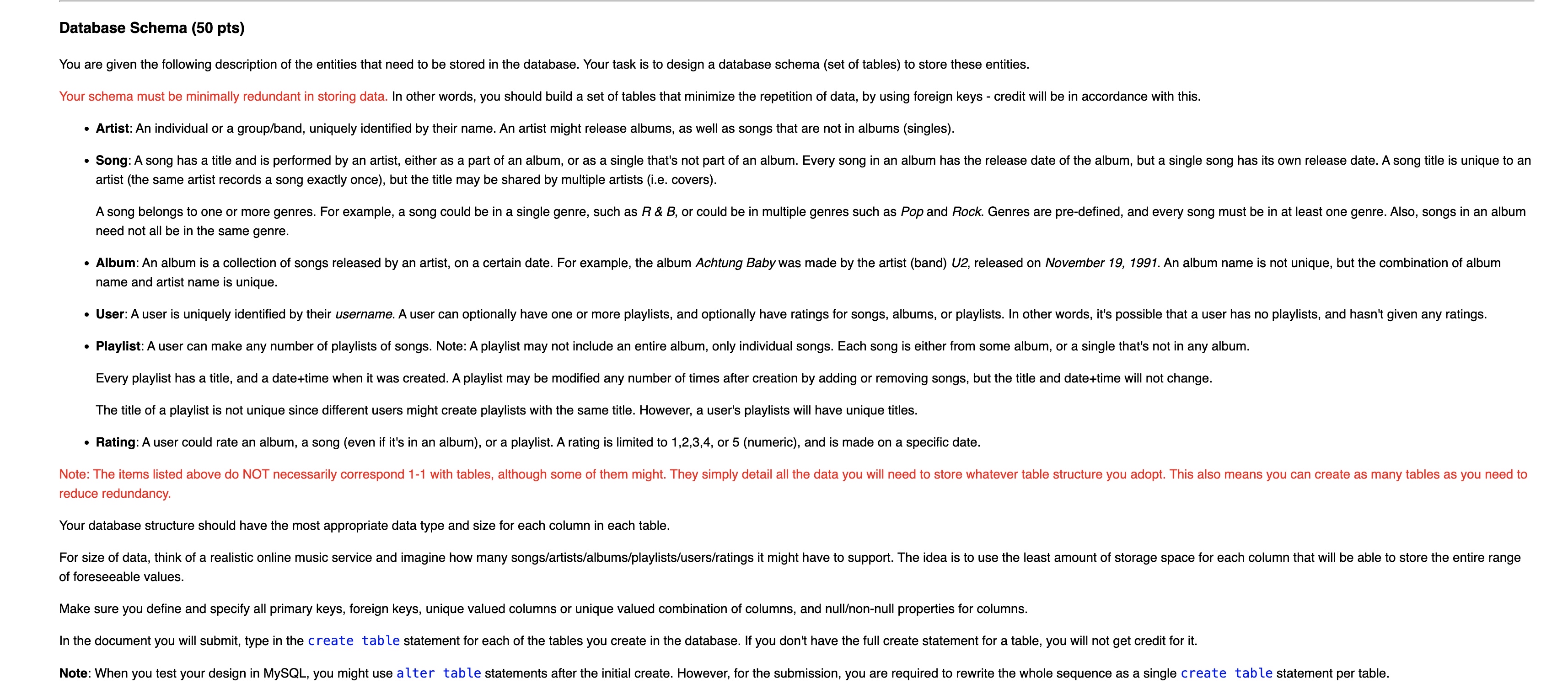 Solved Database Schema (50 ﻿pts)You are given the following | Chegg.com
