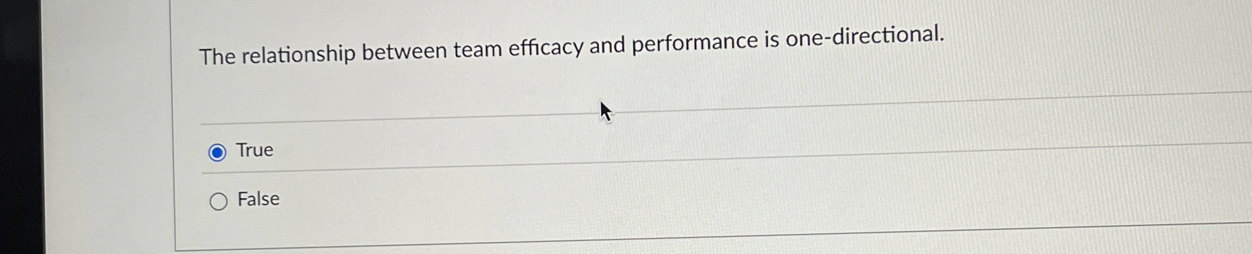 Solved The relationship between team efficacy and | Chegg.com