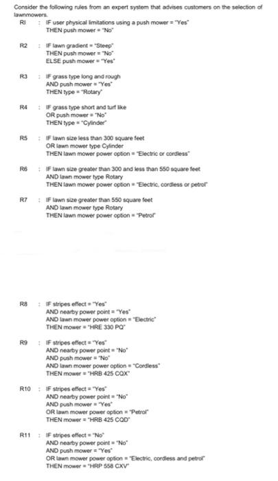Solved a) Based on the above knowledge base collection and | Chegg.com
