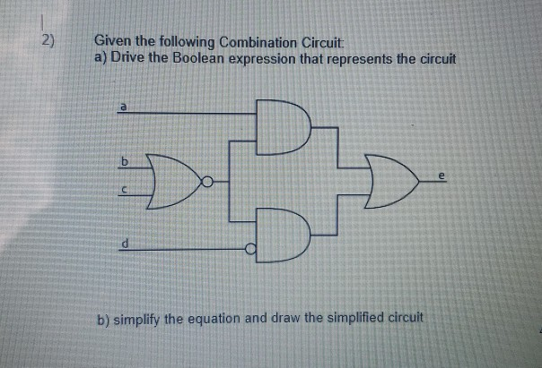 Solved Given The Following Combination Circuit A Drive The