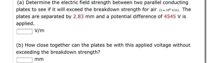 Solved The diagram below shows the two plates of a parallel | Chegg.com