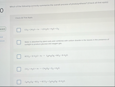 Solved Which of the following correctly summarize the | Chegg.com