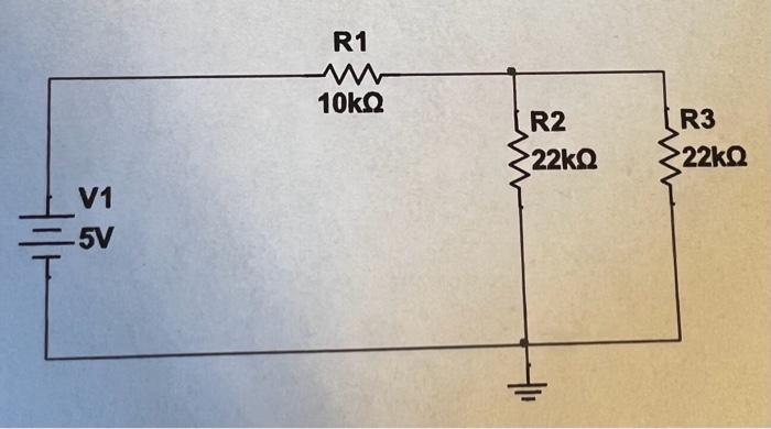 Solved Calculate Voltage Across R1 R2 And R3 Calculate