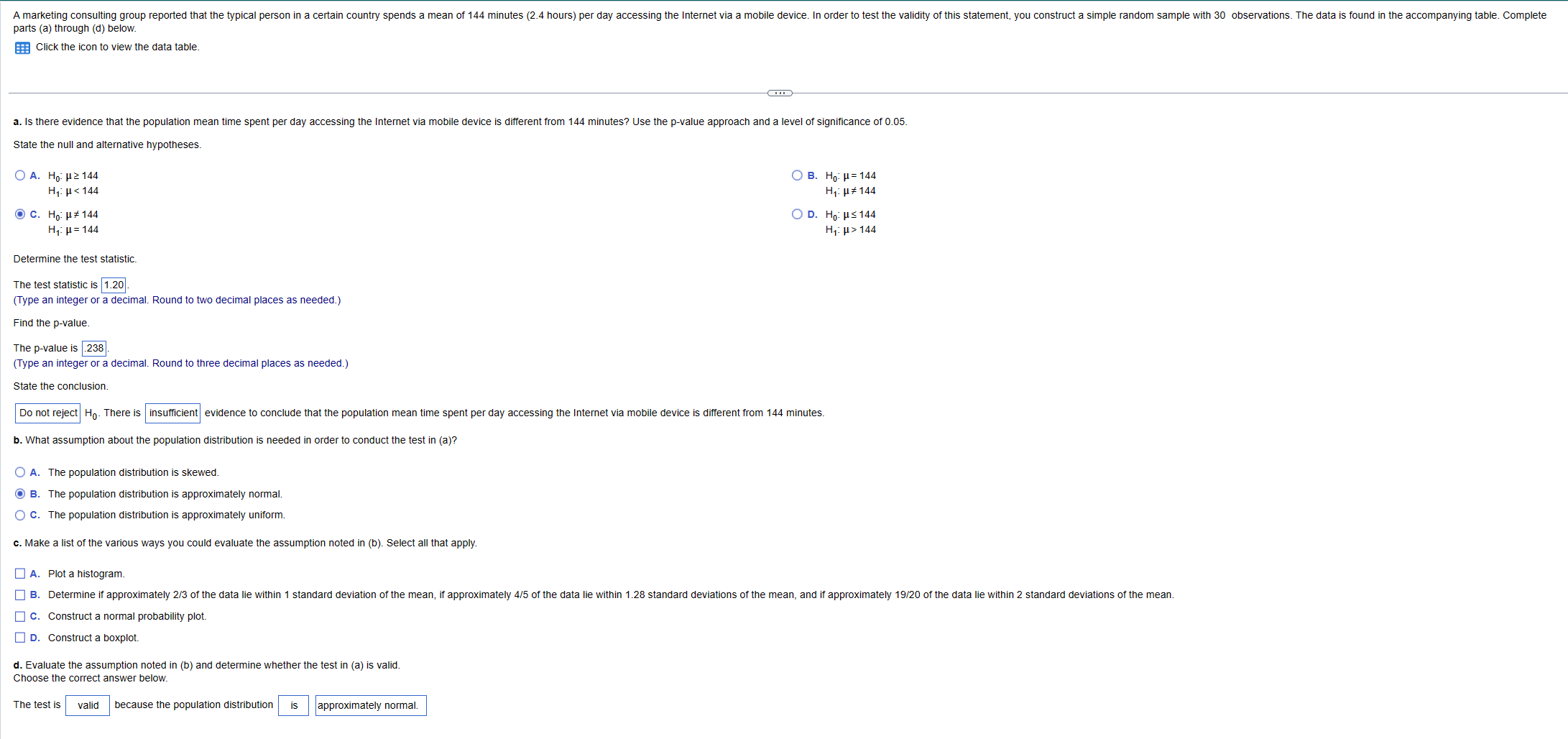 parts (a) ﻿through (d) ﻿below.䀧 ﻿Click the icon to | Chegg.com