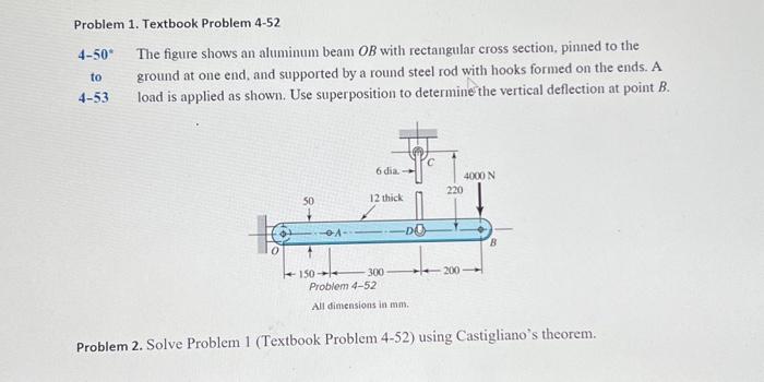 Solved Problem 1. Textbook Problem 4-52 4-50* The figure | Chegg.com